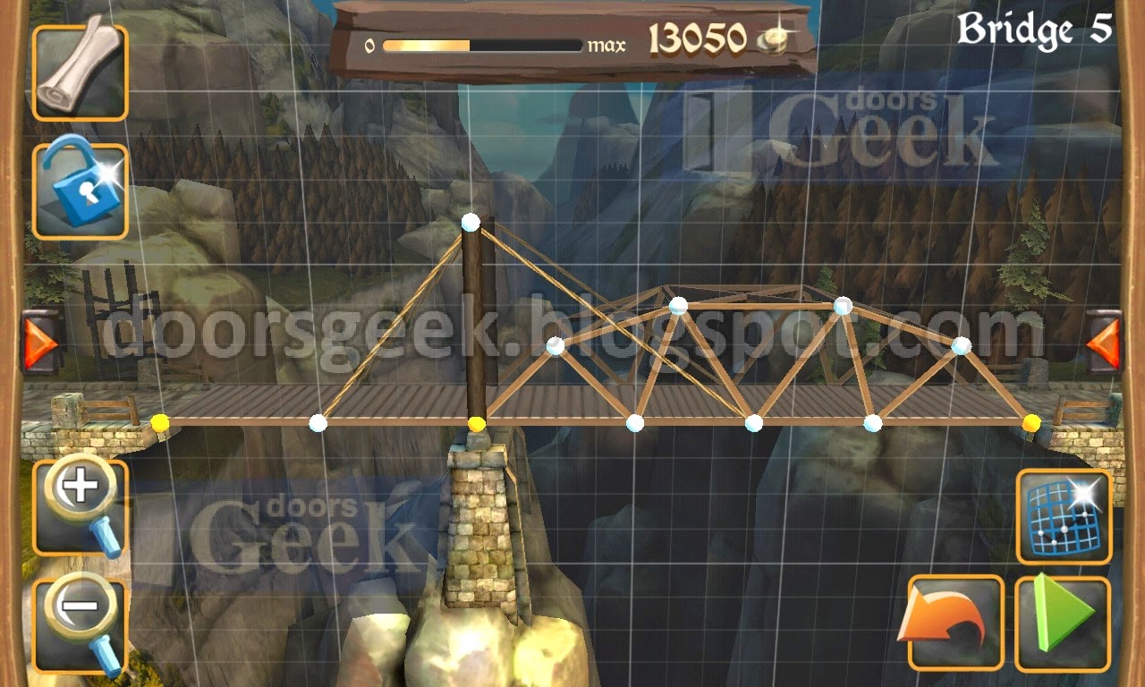Bridge Constructor (BC) Medieval [Into Battle!] Bridge 5 ~ Doors Geek